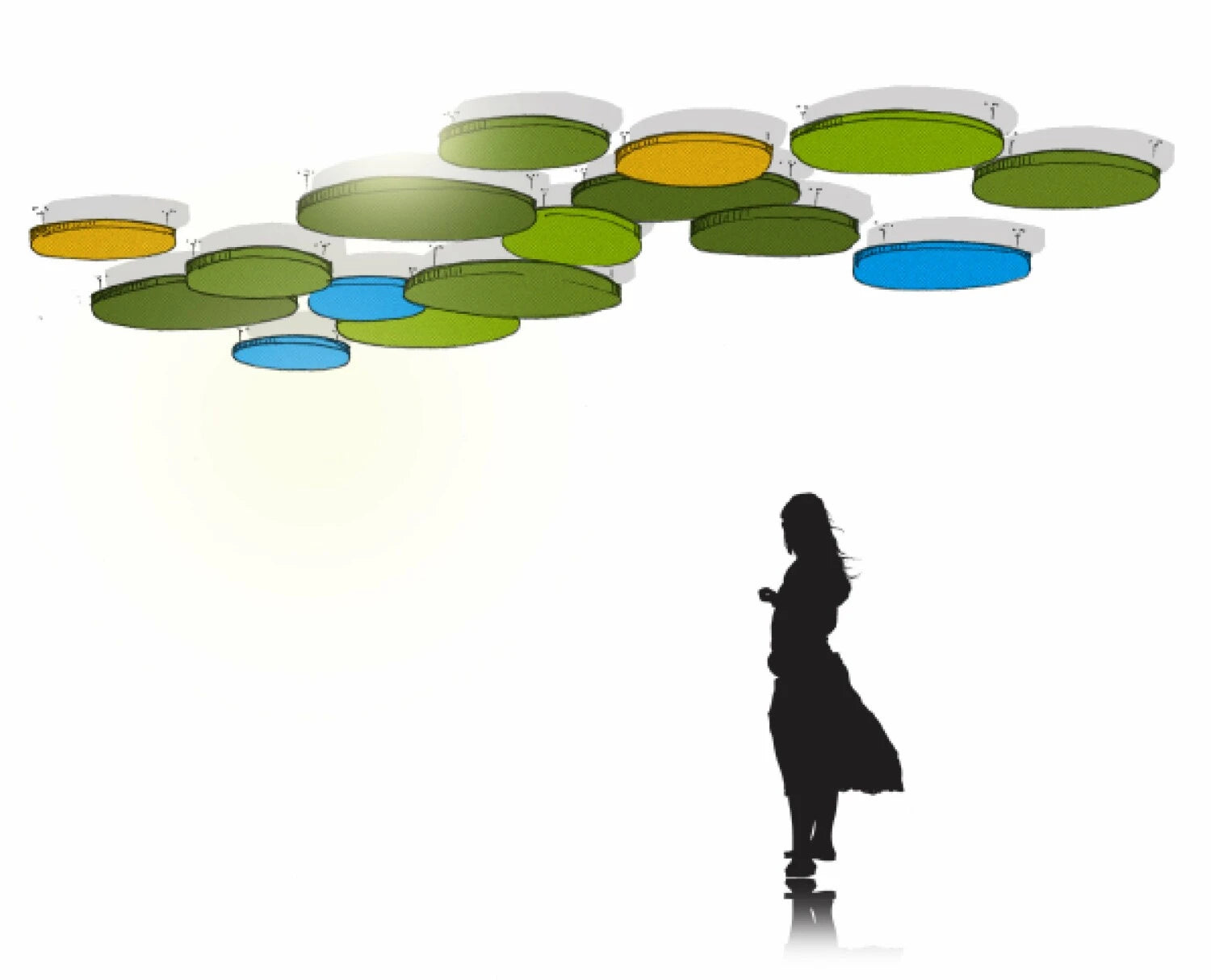 Transformative Solutions : 80cm Cloud9 Acoustic Panels | Advanced Acoustics